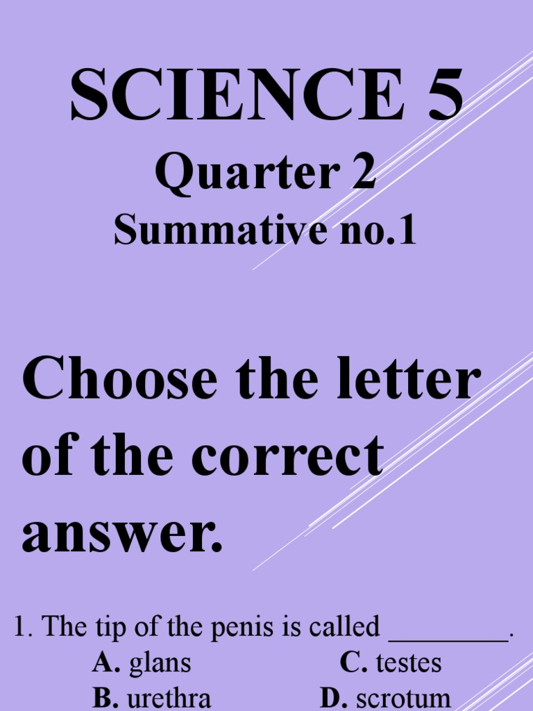 Lesson-Science 5-Quarter 2 | PDF | Reproductive System | Reproduction