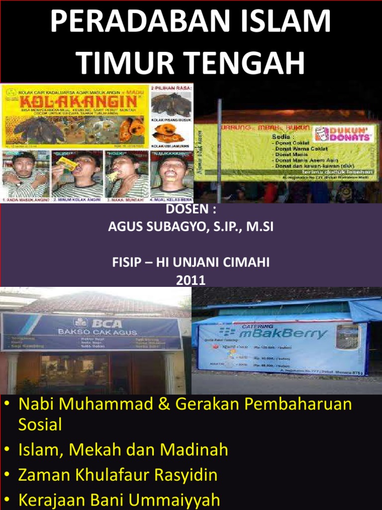 Sejarah Peradaban Islam di Timur Tengah | PDF | Ilmu Sosial