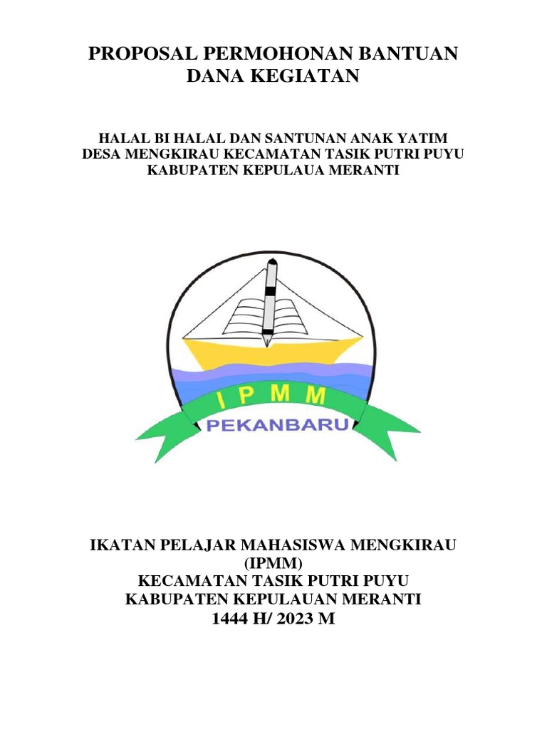 Proposal Halal Bihalal Mushalla Al Manar | PDF