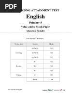 Pearson Pre-S1 Mock Paper 1 | PDF