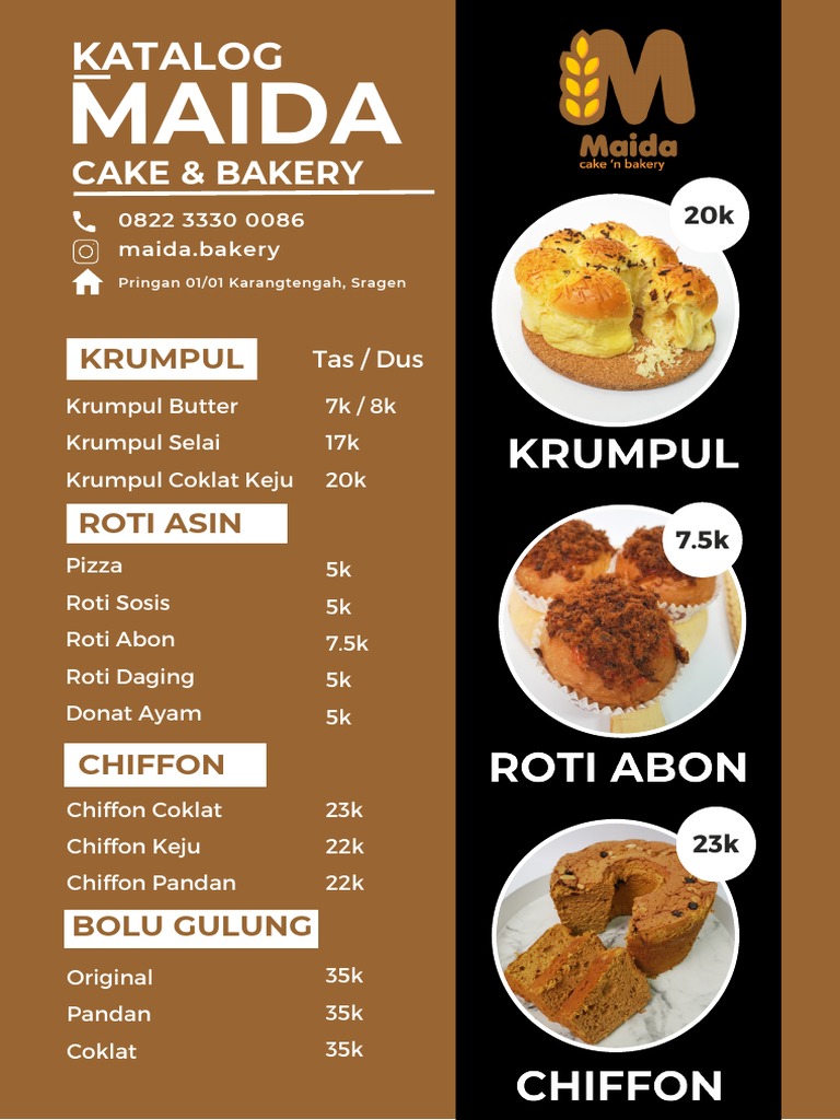 Katalog Maida Cake and Bakery | PDF