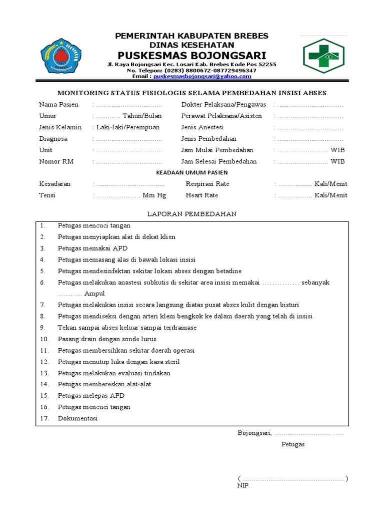 FORM MONITORING INSISI ABSES | PDF