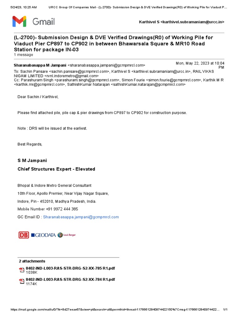 URCC Group of Companies Mail - (L-2700)- Submission Design & DVE ...