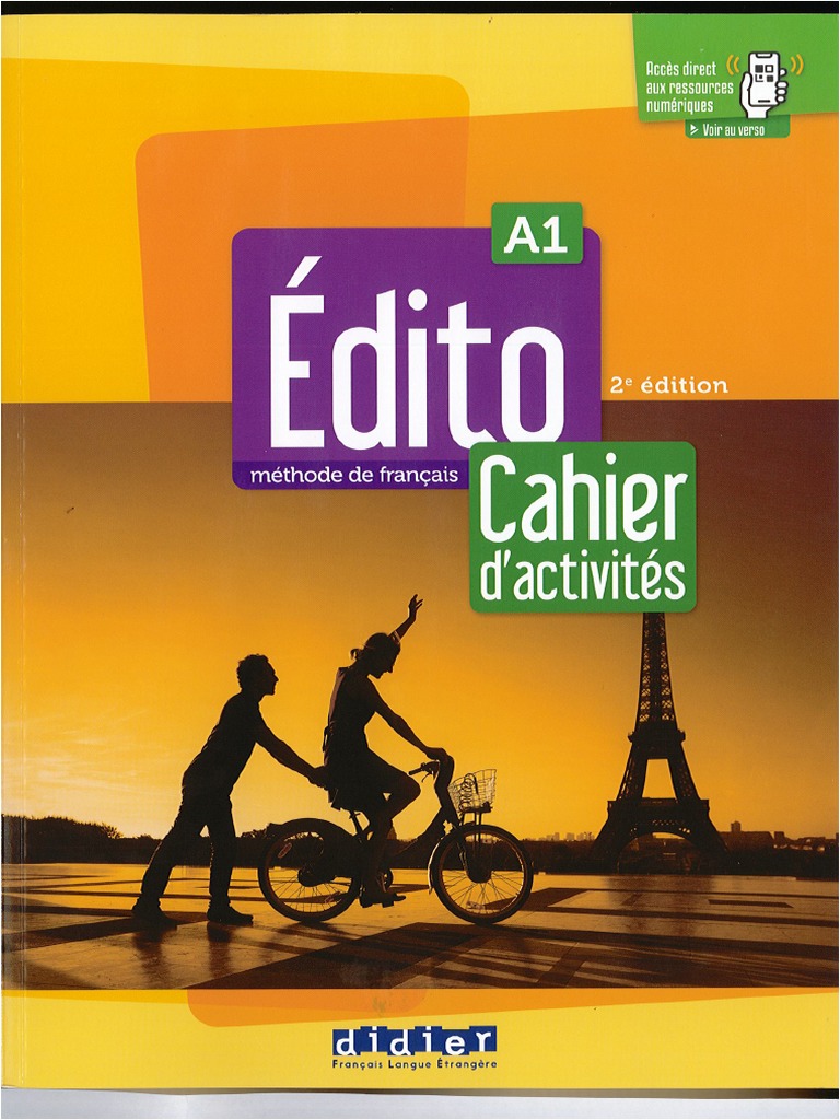 Edito A1 Nouvelle Édition Cahier | PDF