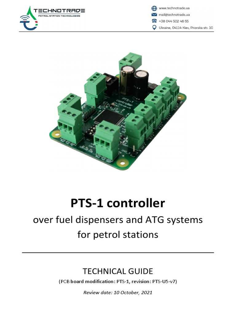 PTS-1 Controller | PDF | Power Supply | Filling Station
