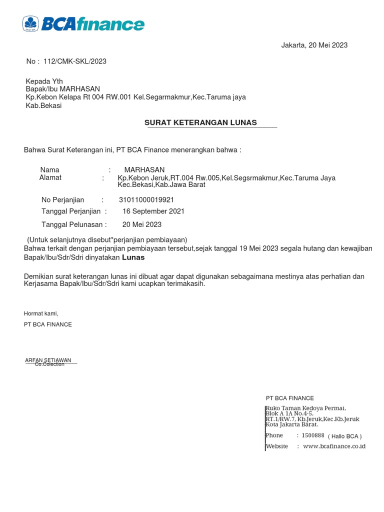 Bca Finance | PDF