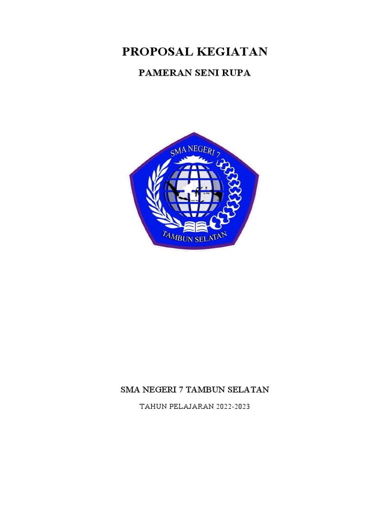 PROPOSAL KEGIATAN Pameran Seni Rupa | PDF