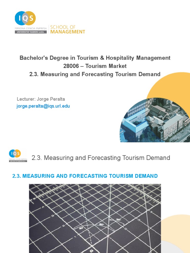 2 3 Measuring Modelling And Forecasting Tourism Demand Pdf