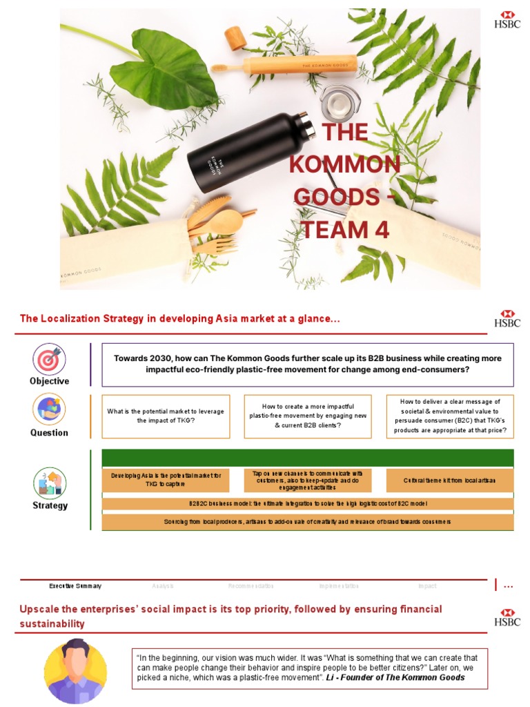 Team 4 Primo Consulting HSBC | PDF