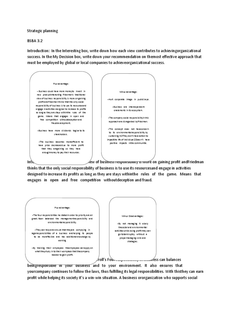 04 Activity 2 | PDF | Corporate Social Responsibility | Business