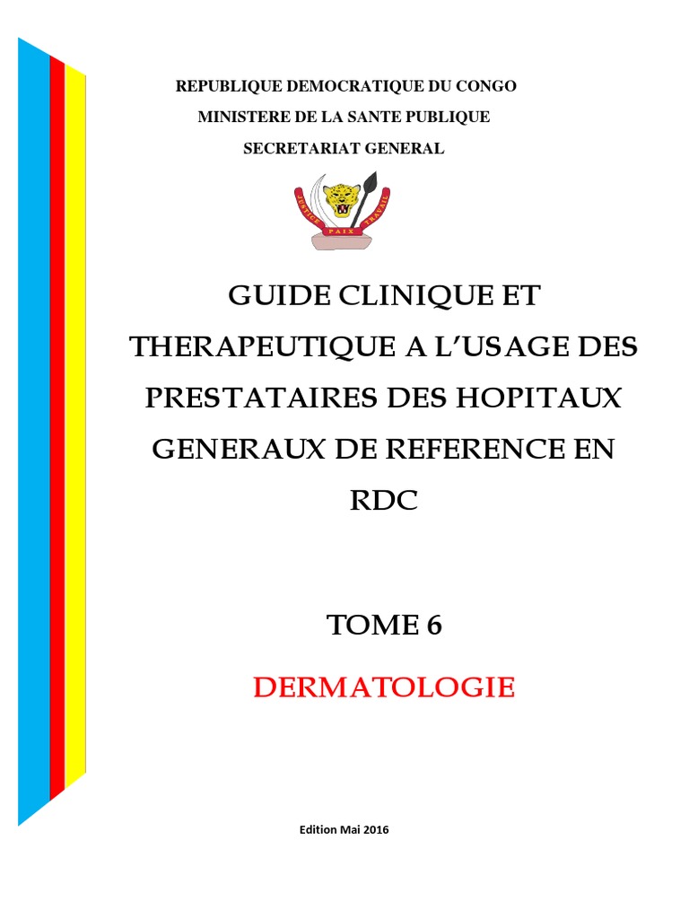 Protocole Dermatologie | Descargar gratis PDF | Ordonnance médicale | Médecine générale