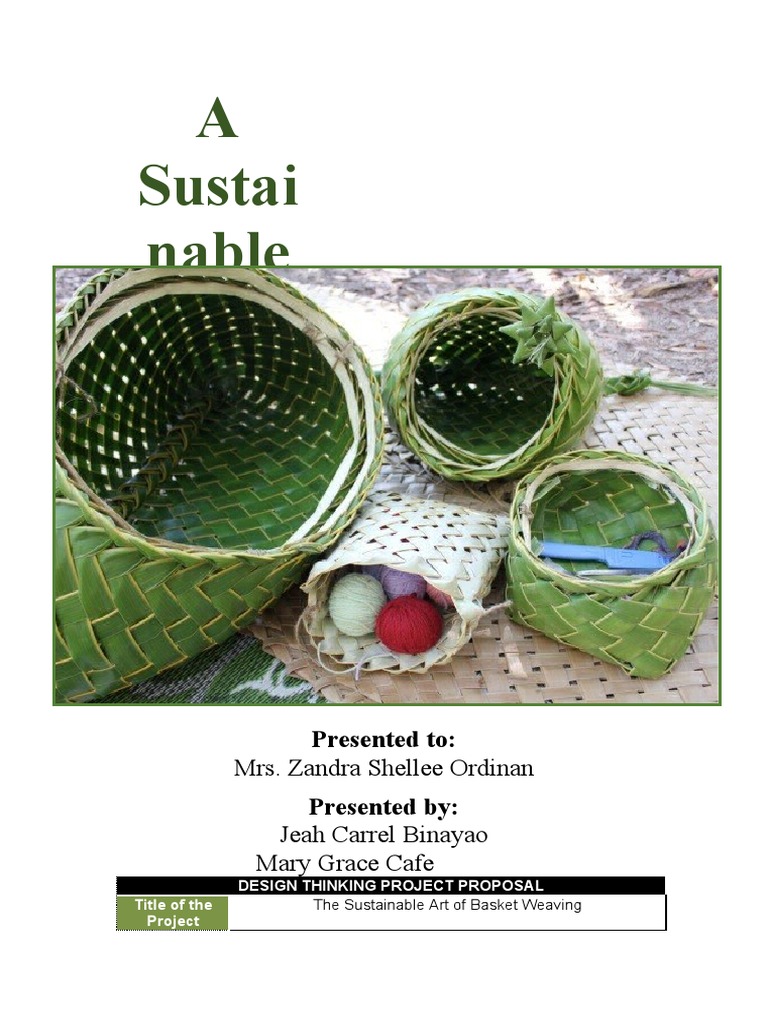 Proposal | Download Free PDF | Weaving | Leaf