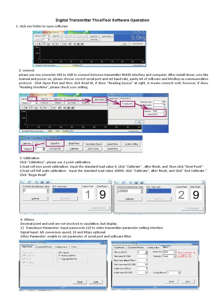 ThcalTool Software User Guide | PDF | Input/Output | Parameter (Computer Programming)