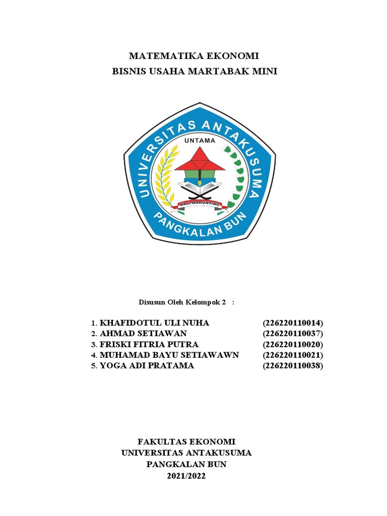 Proposal Bisnis Martabak Mini | PDF | Karier & Perkembangan | Bisnis