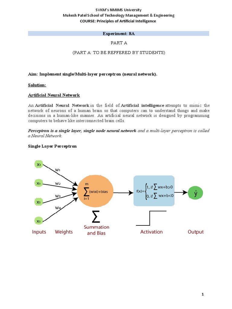 I008 Khemal Experiment-8-PAI | Download Free PDF | Artificial Neural Network | Computational Science
