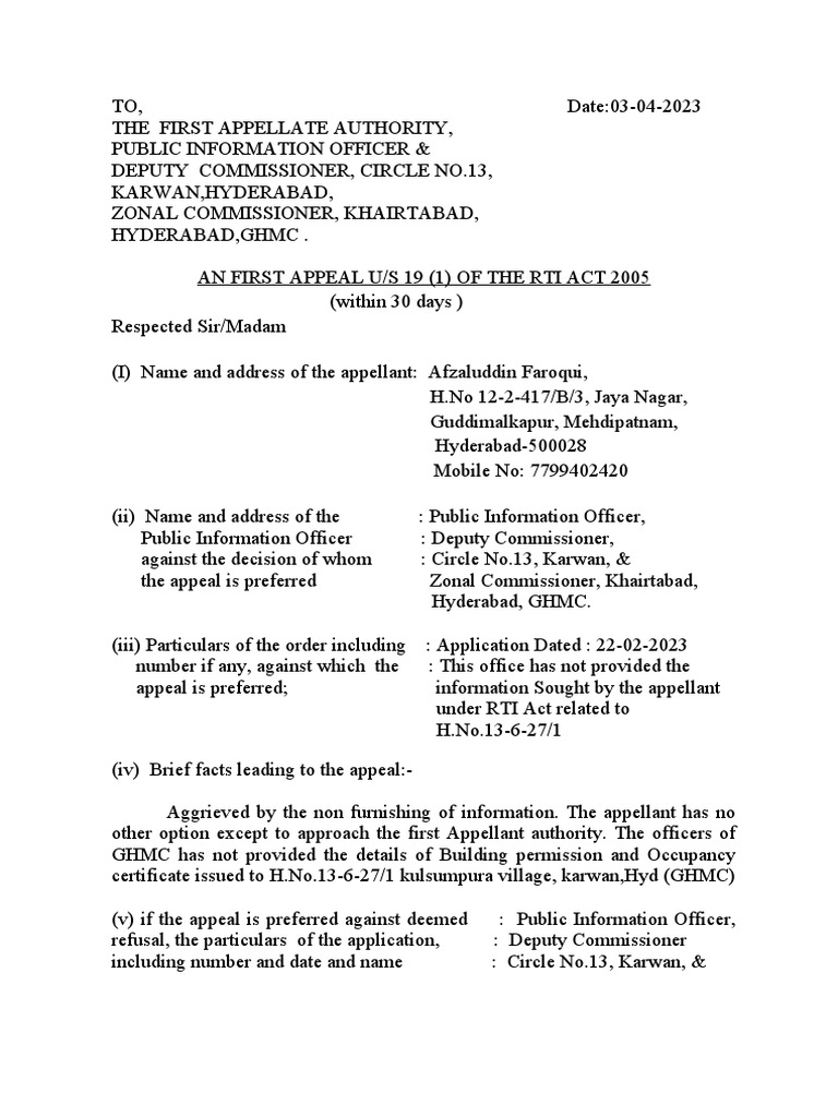 First Appeal 27 | PDF | Appeal | Courts