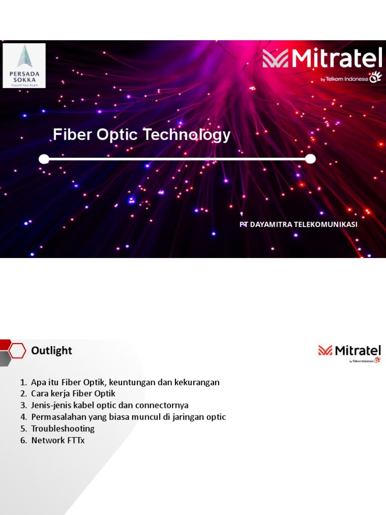 Teknologi Serat Optik di Indonesia | PDF
