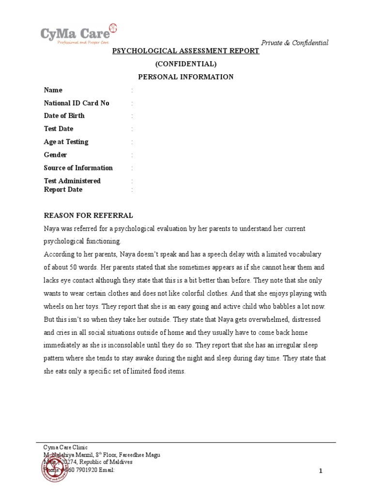 Naya AX Report - 230515 - 152643 - 1 | PDF | Autism Spectrum ...