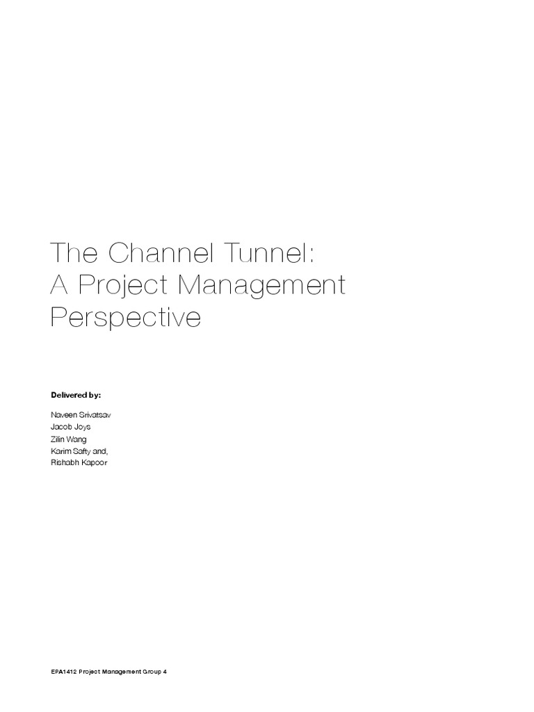 The_Chunnel_Project_Management_Retrospec | PDF | Project Management ...