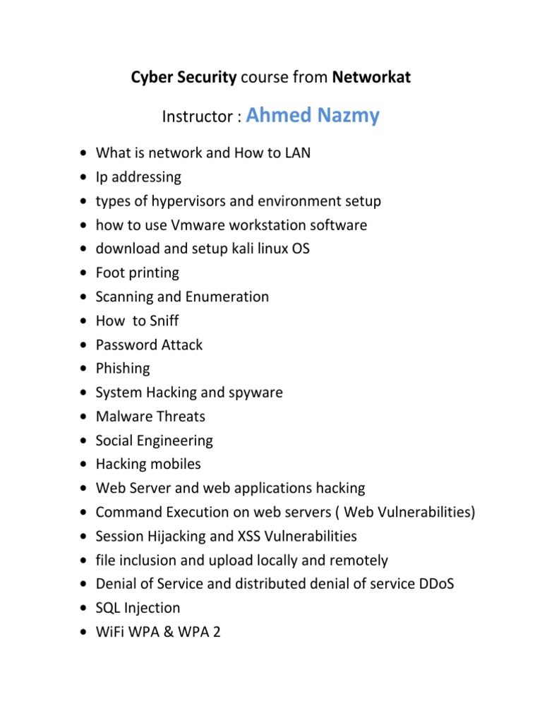 Cyber Security Pdf