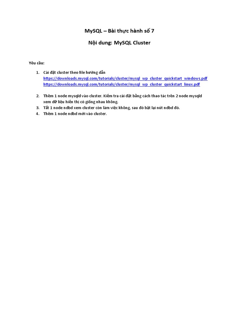 Lab 07 Cluster | PDF