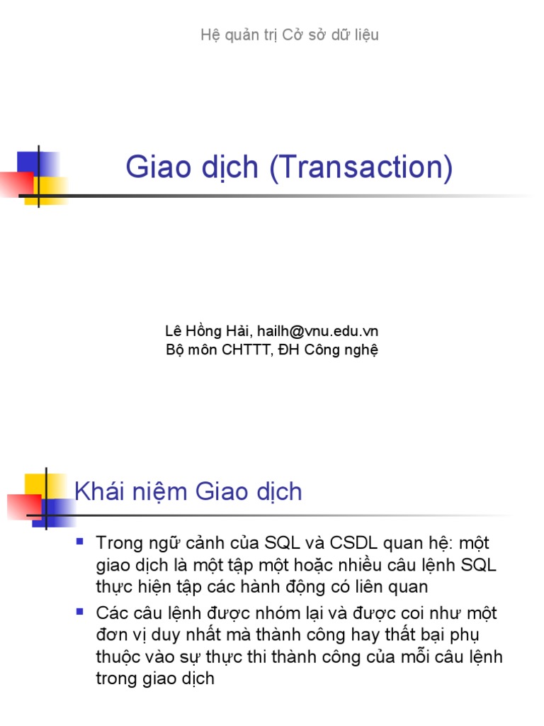 08-Quan Ly Giao Dich | PDF