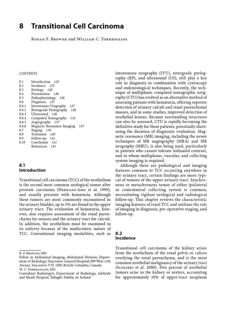 10 TM Ca Celulas Transicionales | PDF | Magnetic Resonance Imaging | Kidney