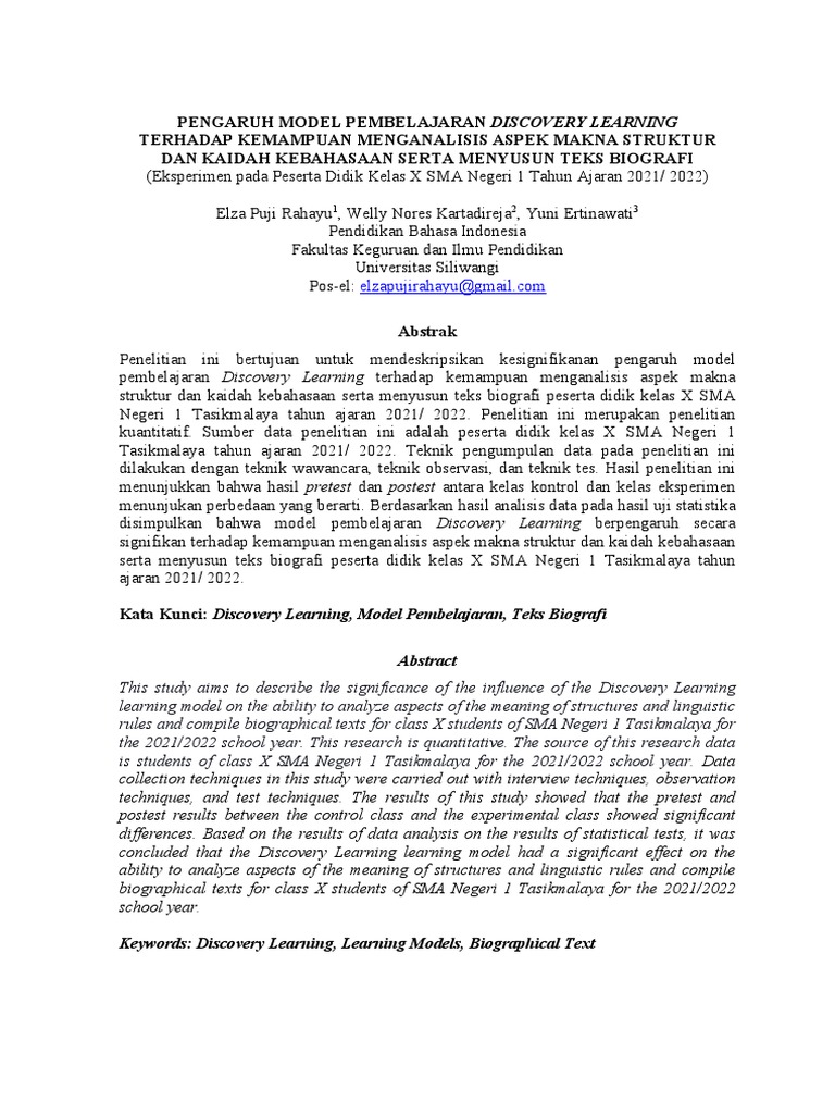 Elza Puji Rahayu - Jurnal Skripsi | PDF