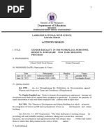 Composition of School GAD Focal Point System GFPS Template | PDF