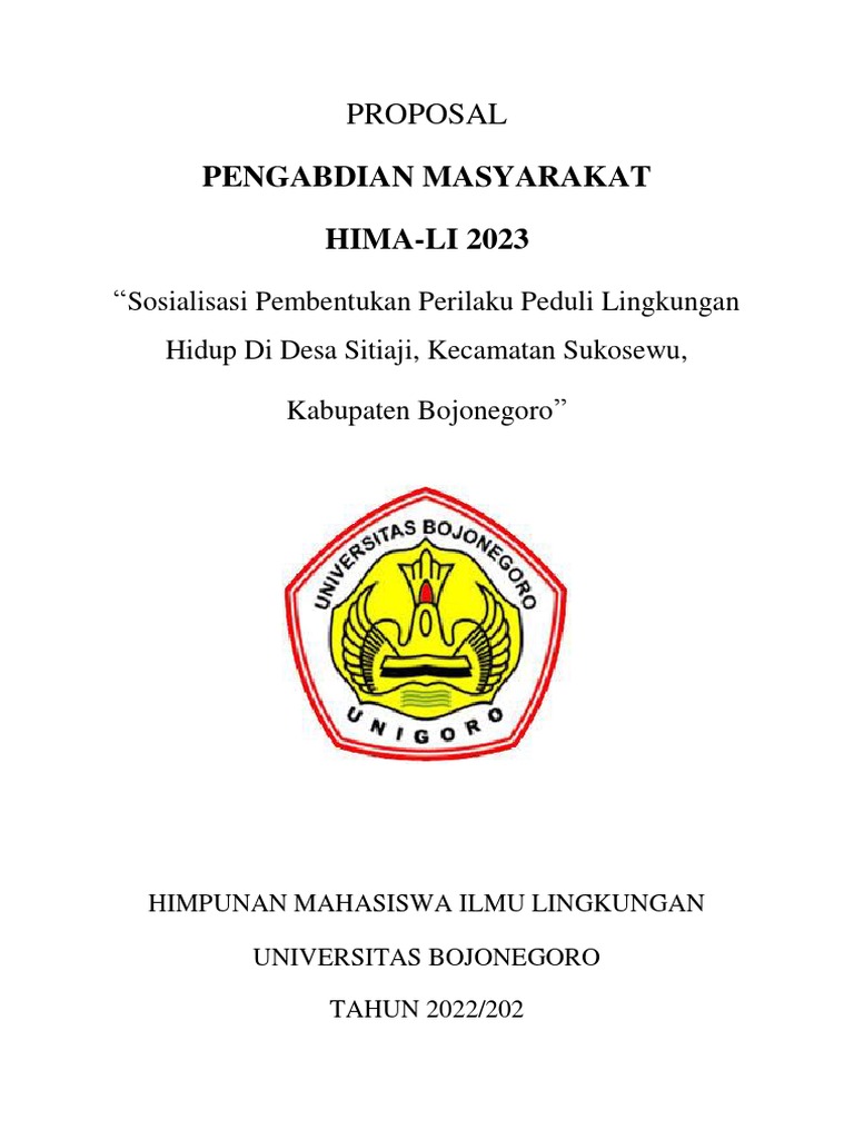 Proposal Pengmas 2023 | PDF