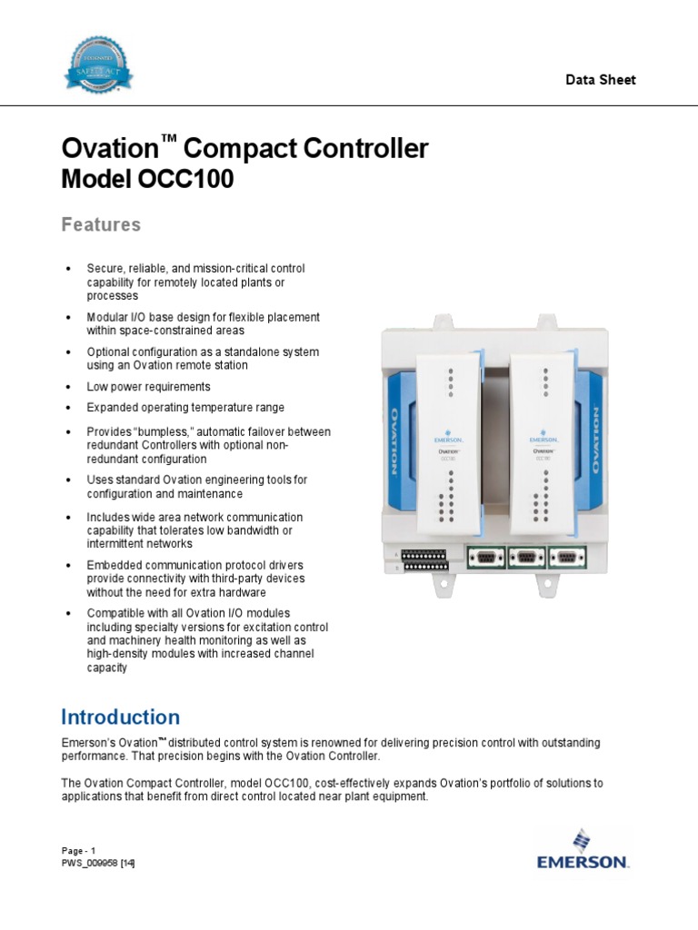 Ovation Compact Controller en 1456928 | Download Free PDF | Computer ...