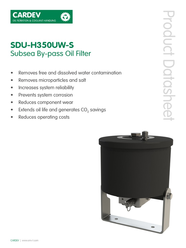 SDU-H350UW-S Product Datasheet CARDEV ENG | PDF | Physical Sciences ...