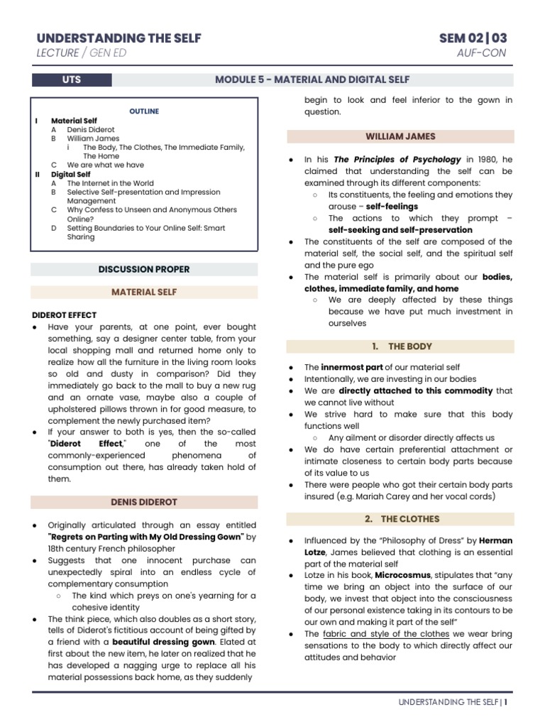 M5 - Material and Digital Self | PDF | Social Media | Popular Culture ...