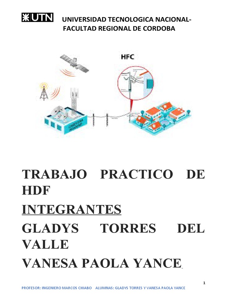 Trabajo Practico HFC Redes de Transporte | PDF | Fibra óptica ...