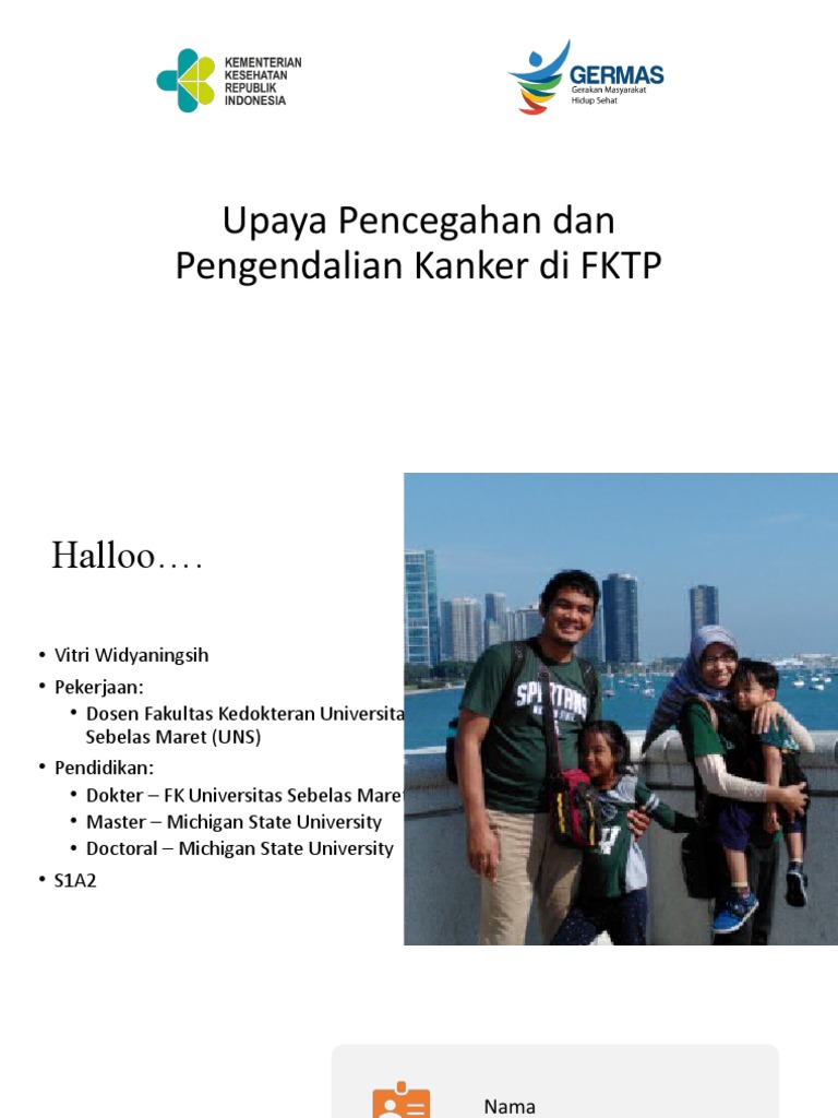 Upaya Pencegahan Dan Pengendalian Kanker Di FKTP | PDF