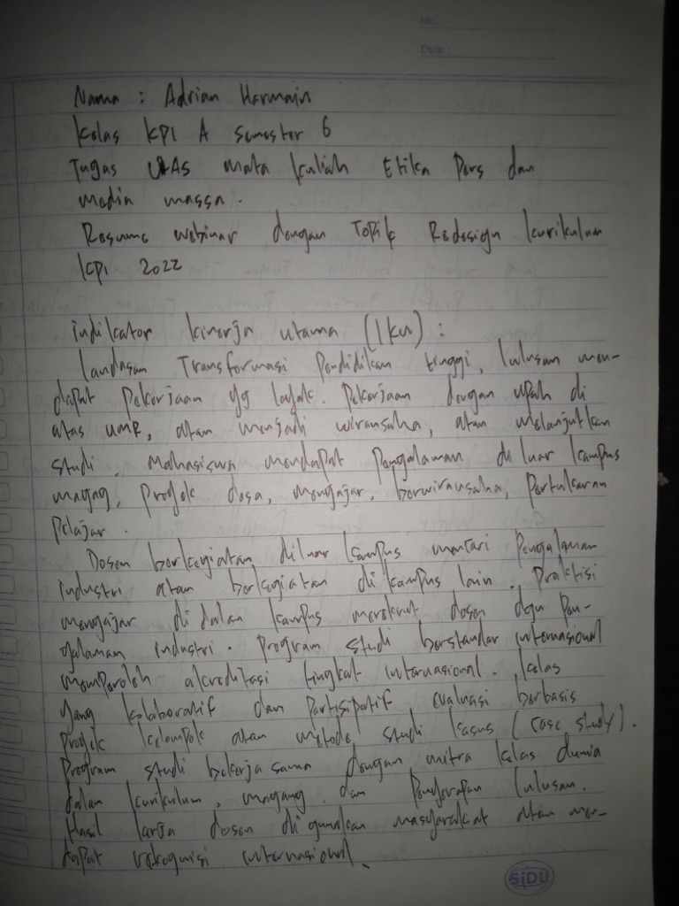 Tugas Uas Adrian Harmain Etika Pers & Media Massa-WPS Office | PDF