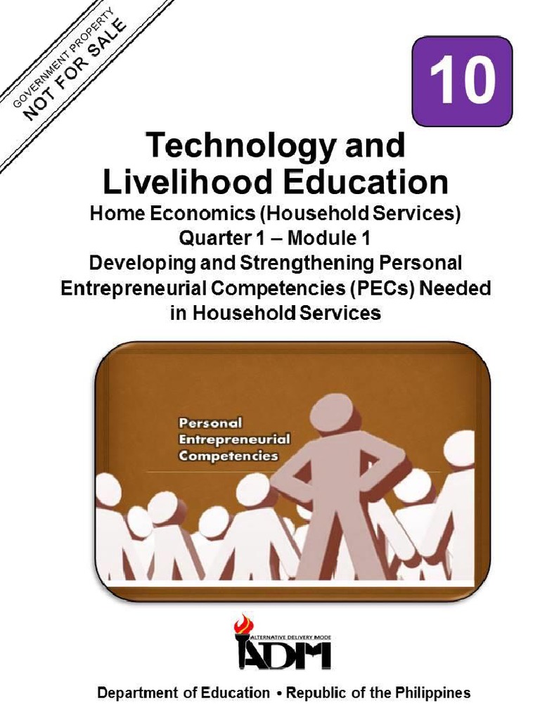 Q1Week1 - TLE HE HS10 - Q1 - Mod1 - Developing and Strengthening PECs ...