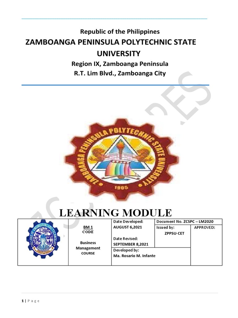 Rose BM1 Module 1 4 | PDF | Goal | Corporate Social Responsibility