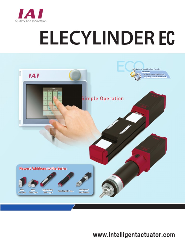 Ec Elecylinder | PDF | Acceleration | Mechanical Engineering