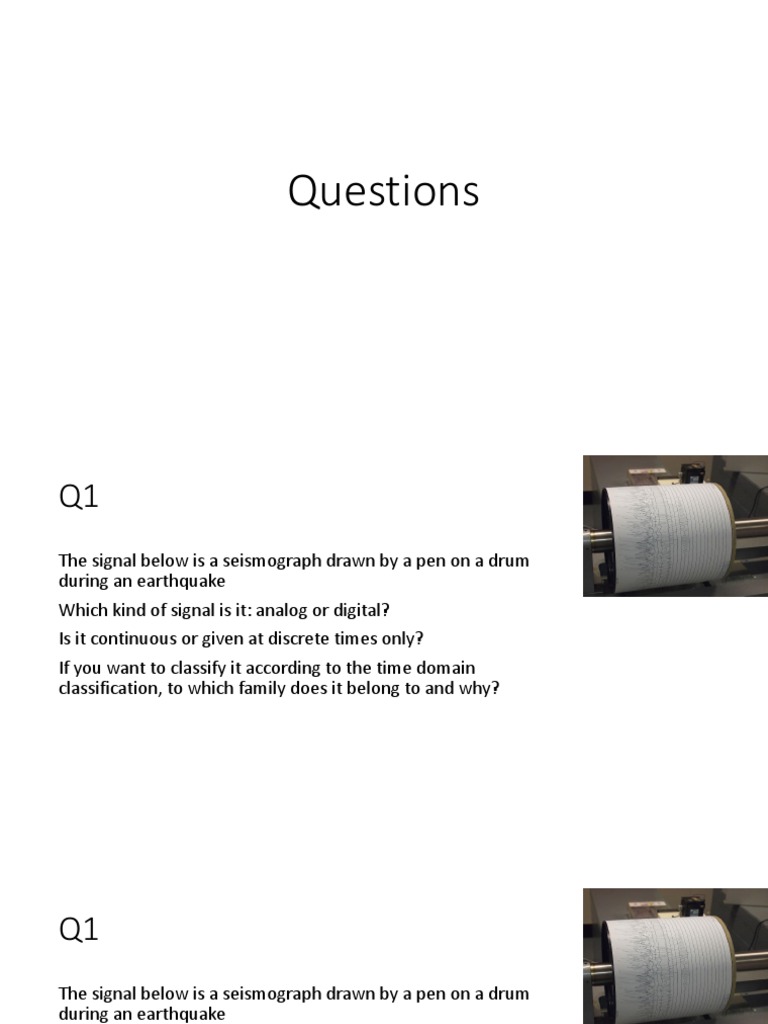 Exam Questions Example Pdf Spectral Density Signal Processing
