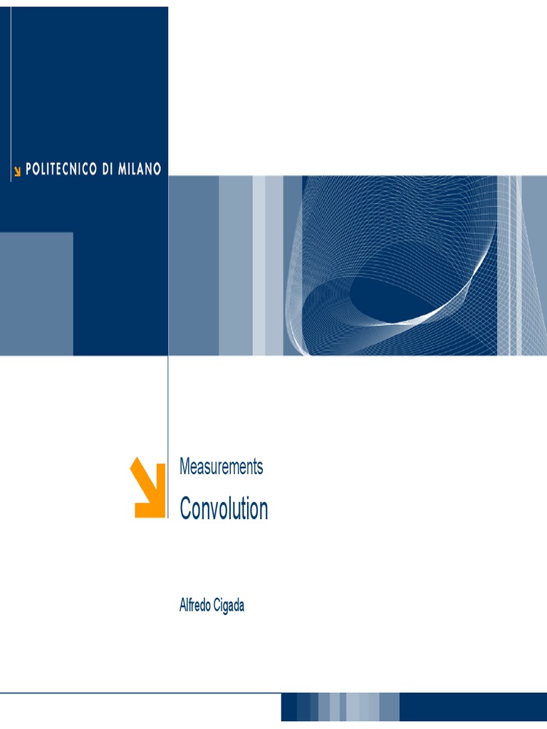 05 Convolution ALF | PDF | Fourier Transform | Convolution