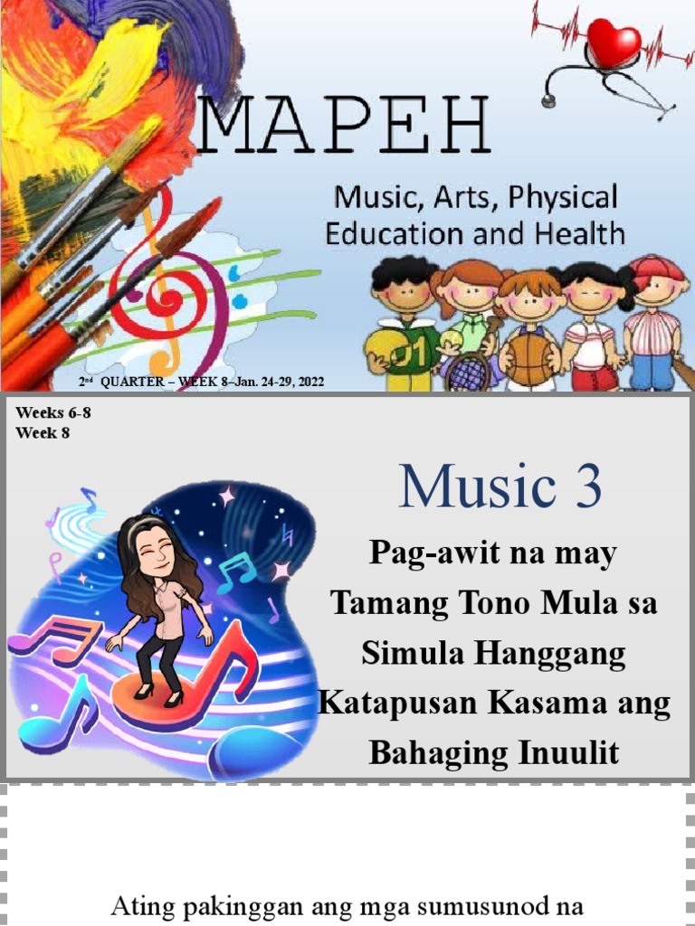 Mapeh Week8 Q2 | PDF