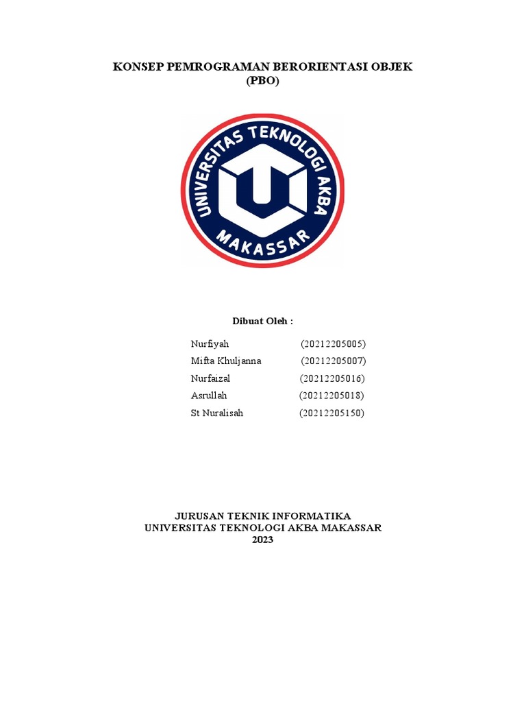 Tugas Kelompok PBO | PDF