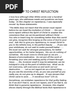 Summary of Steps To Christ by Ellen.g.white | PDF | Jesus | Sin