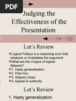Lesson Plan q3 Week 8 | PDF | Fallacy | Argument