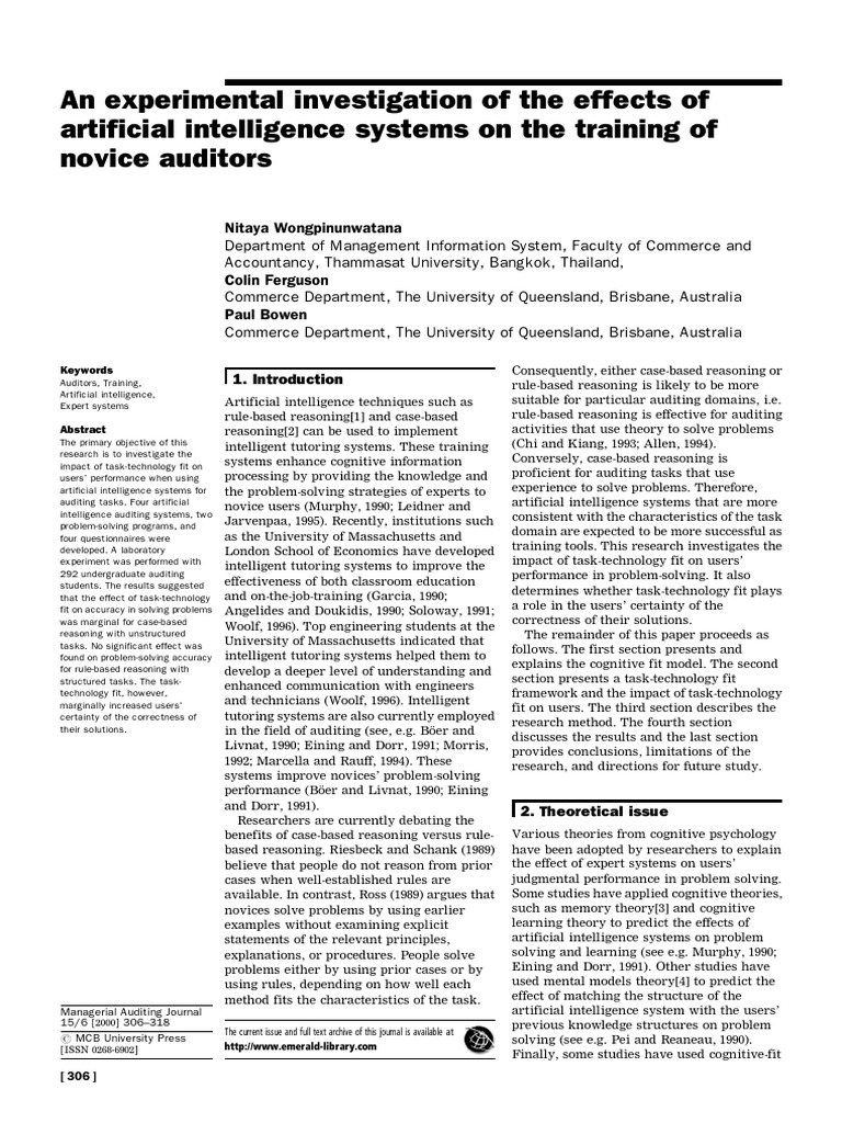 10-1108_02686900010344511 | PDF | Reason | Audit