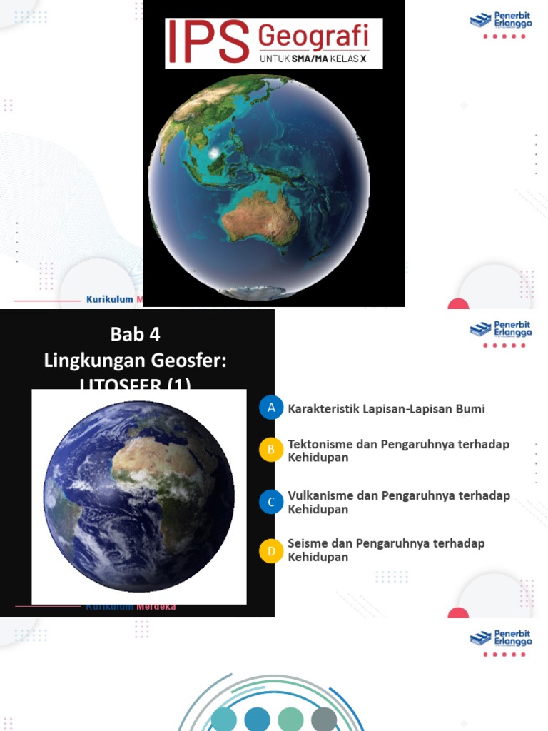 IPS Geografi SMA Kelas X - Bab 4 - Litosfer | PDF | Sains & Matematika
