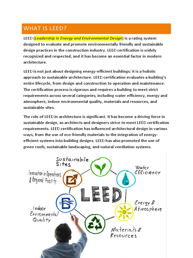 What Is LEED | PDF | Green Building | Environmental Social Science