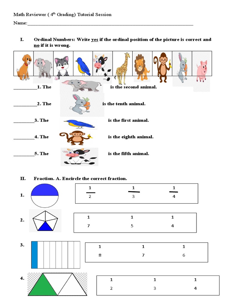 Math Reviewer 4th Grading | PDF