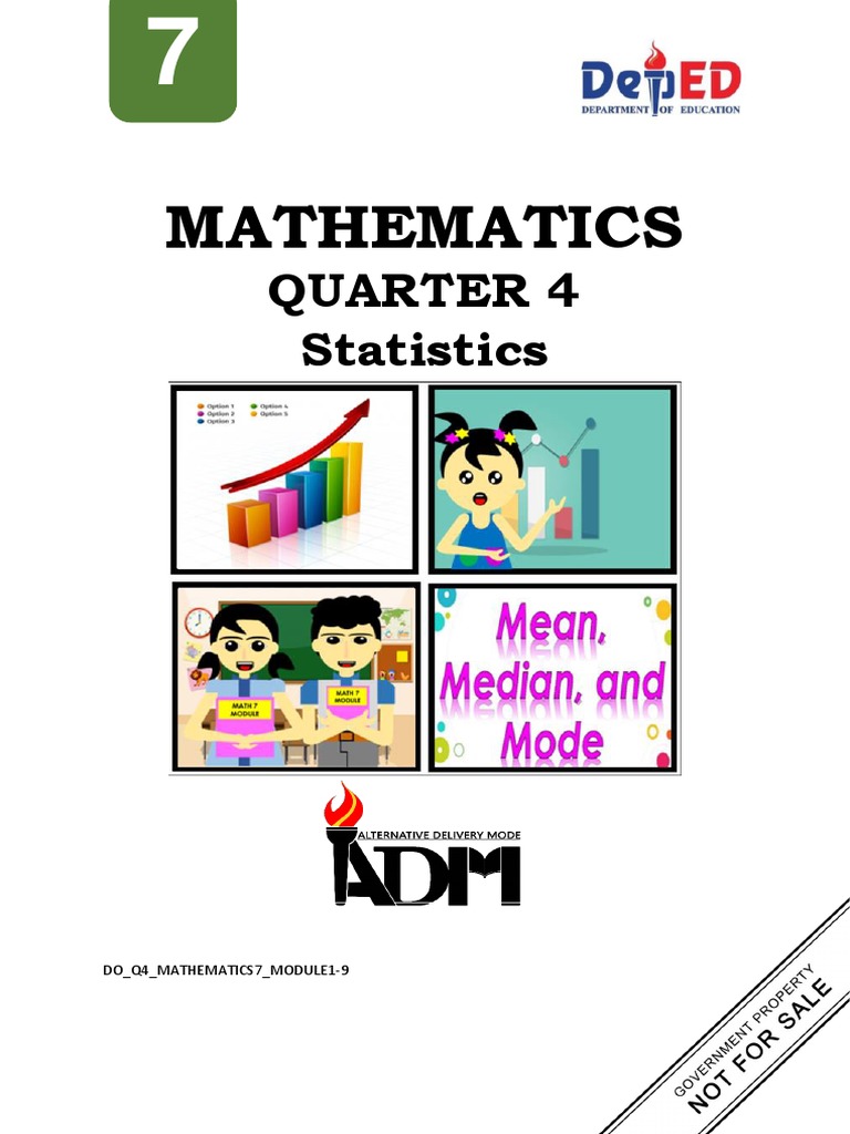 KS3 G7 ADM Q4 Module1-9-For-Printing | PDF | Mean | Level Of Measurement